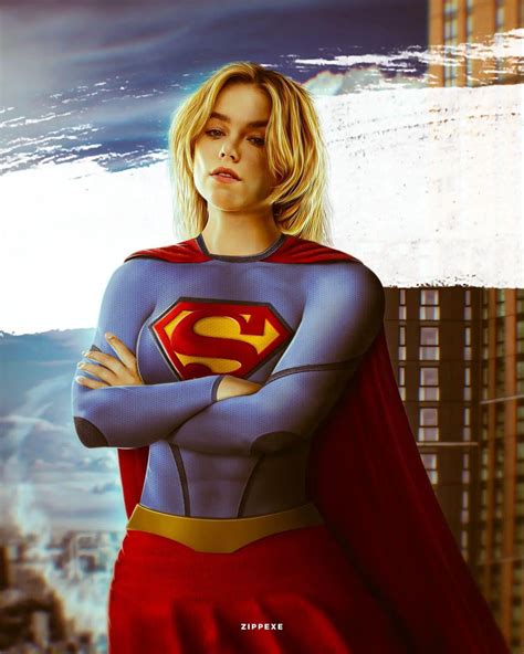 Artwork Milly Alcock As Supergirl By Me Zippexe Rdccomics