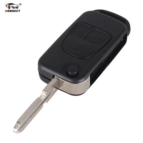 DANDKEY Flip Folding Button Remote Flip Folding Key Shell Fob For Mercedes Benz ML C S Class