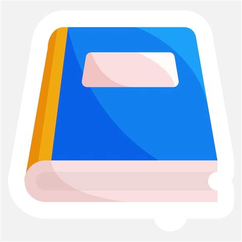 Premium Vector Diary Or Book Sticker In Flat Design