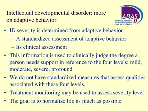 Ppt Adaptive Behavior Assessment System Ii Abas Ii And Dsm 5 Powerpoint Presentation Id