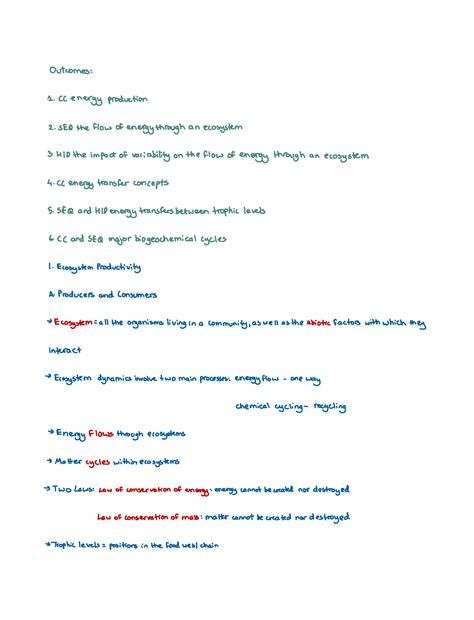 Lecture Ecosystem Ecology BIO Studocu