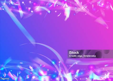 카니발 효과 깜짝 배너 블루 레트로 리본 가벼운 질감입니다 떨어지는 포스터 카니발 색종이 색상 반짝이 행복 한 무지개 빛깔의 그림 핑크 카니발 효과 겨울에 대한 스톡 벡터