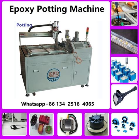 2k Epoxy Potting Machine For DC DC Convertors PCB Protection LED