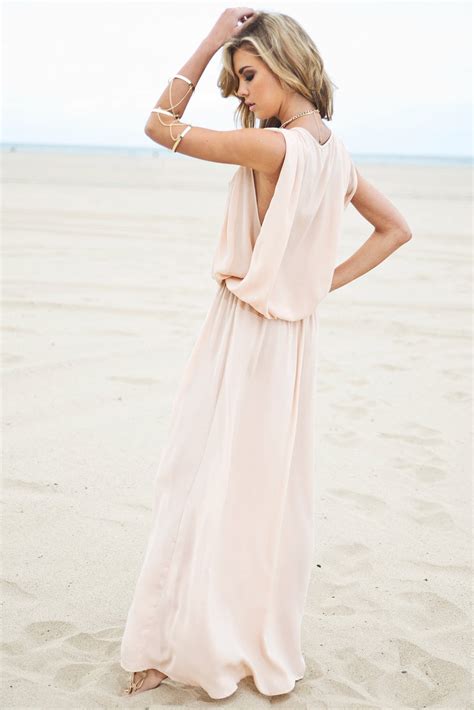 Molin Front Slits Chiffon Maxi Dress Haute And Rebellious