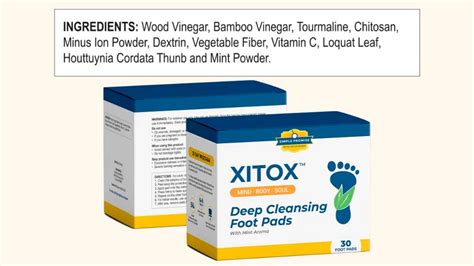 Xitox Reviews Does Simple Promise Foot Pads Work Onlymyhealth