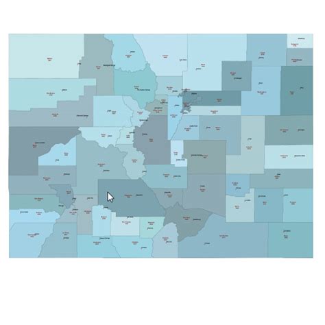 Colorado County Seatscounty Fips Codes Ai Map Printable Vector Maps