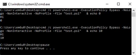 Powershell Exit Code From C Stack Overflow