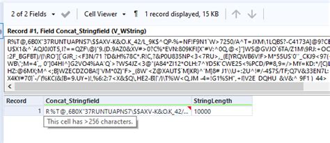 Solved Field Length In Importing Access Data Base Alteryx Community