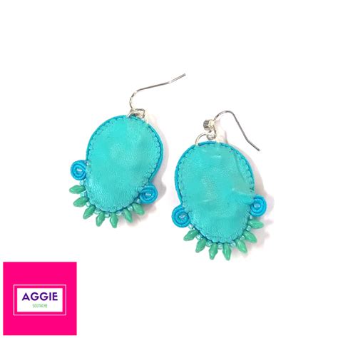 AGGIE Soutache Turkusowe Lato