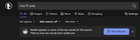 New Option To Quickly Filter Only Reddit Results Rduckduckgo
