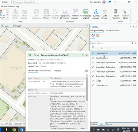 A Closer Look At Arcgis Pros History Pane Maximizing Workflow Efficiency Geospatial Training