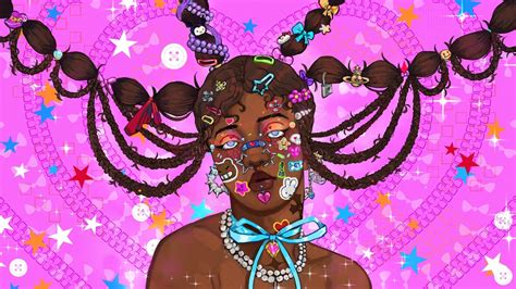 Candy Core Brooch Digital Illustration 2024 Rart