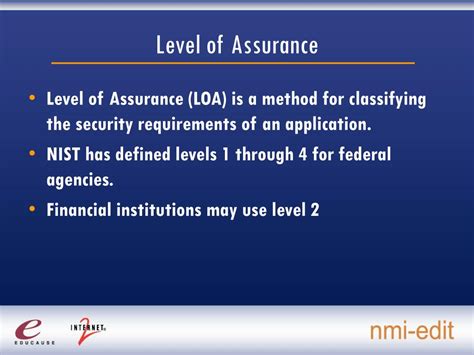 Ppt Attribute Delivery Level Of Assurance Powerpoint Presentation