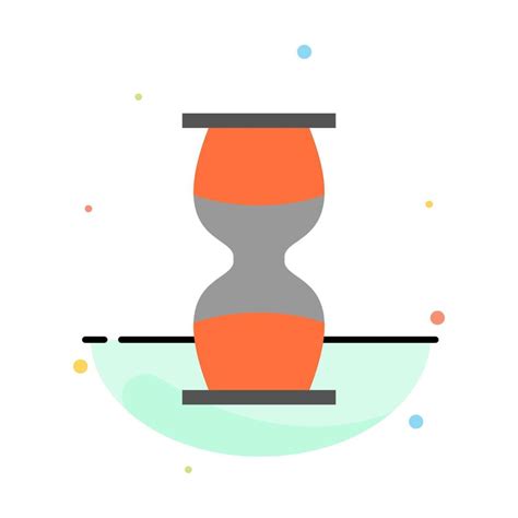 Hourglass Business Clock Sand Clock Time Timer Abstract Flat Color Icon Template 17998843 Vector