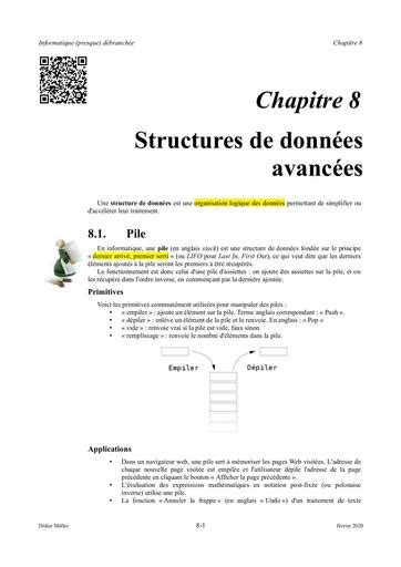 Doc Sur Les Structures De Données
