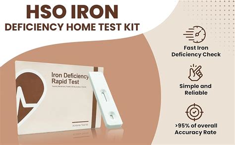 Hso Anemia Home Test Kit Fast Iron Deficiency Test For Iron Testing