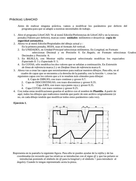 Práctica1 Librecad Pdf