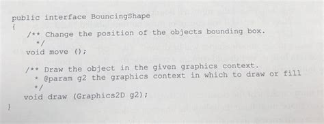 Write A Java Program To Implement The Animate D