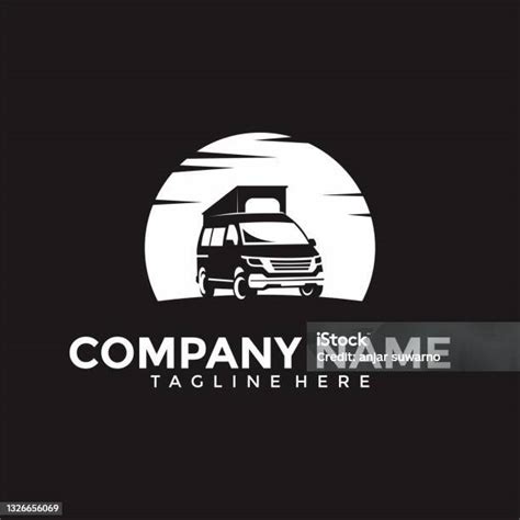 캠퍼 밴 또는 레크리에이션 차량 어드벤처 자동차 아이콘 템플릿 여행 및 레저 Vecktor 디자인 캠핑카에 대한 스톡 벡터 아트 및 기타 이미지 Istock