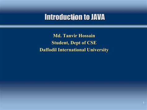 Introduction To Java1 Cpptopyjpptx Ppt