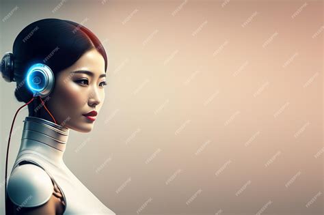 Premium Ai Image Humanoid Robot Model Posing With Futuristic Technology