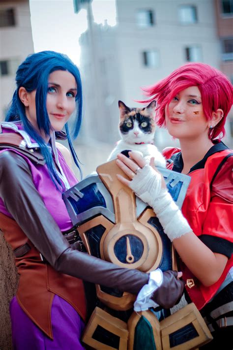 Vi X Caitlyn Caitvi Arcane Cosplay Viii By Rizzyun On Deviantart