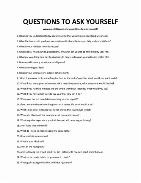 28 Great Questions To Ask Yourself Today Change Your Life And Be Better
