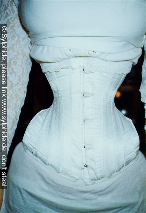 Altered Satin Corset From Vollers Tight Laced To 19 Inch Sylphide