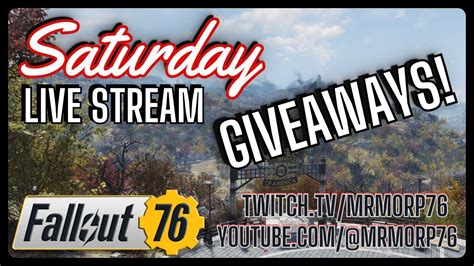 Fallout 76 Live Stream Giveaways Spooky Scorched YouTube