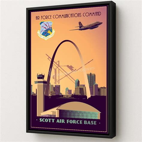 Scott Afb Air Force Communications Command Art Squadron Posters