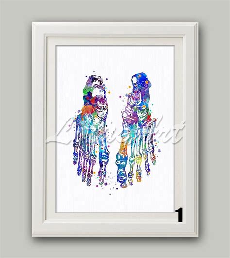 Foot Anatomy Anatomy Art Wall Art Prints Canvas Wall Art Canvas
