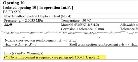 Autopipe Error Code 417 Nozzle Xx Insufficient Reinforcement Message