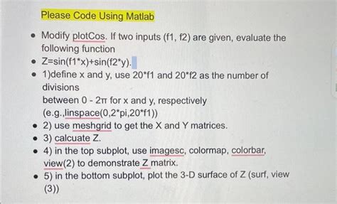 solved modify plotcos if two inputs f1 f2 are given