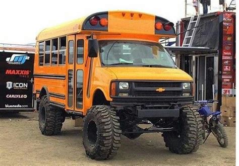 4×4 Short School Bus Diesel One Ton Axles Lifted Artofit