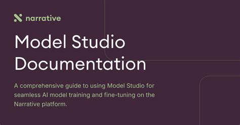 Model Studio Documentation