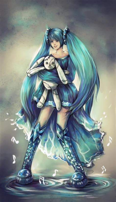 Hatsune Mikubunny By Dziu09 On Deviantart