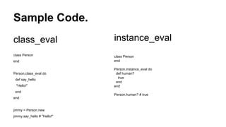 Ruby Metaprogramming PPT