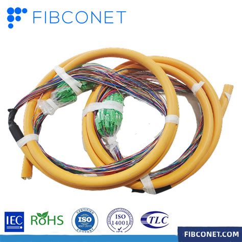 Ftth 72 Fibers Single Mode Pvc G657a1 Indoor Tight Buffered Breakout