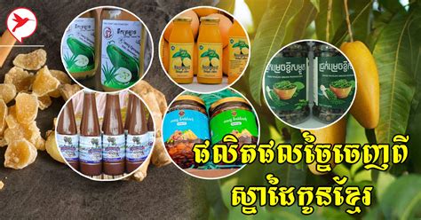 គាំទ្រផលិតផលខ្មែរ នេះជាផលិតផលខ្មែរទាំង៥ មុខ