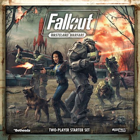 Fallout Wasteland Warfare Two Player Starter Set Gators Games And