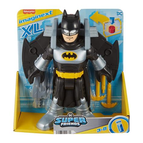 Batman Batglider Action Figure Xl Alta 25cm Imaginext Dc Super Friends