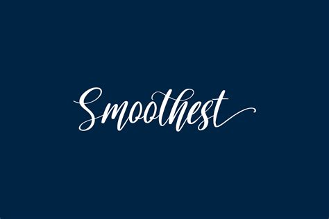 Smoothest Fonts Shmonts