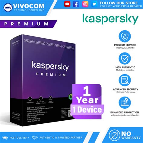 Kaspersky Premium - 1 Device 1 Year] LICENSE KEY ONLY (NEW 2023 ...