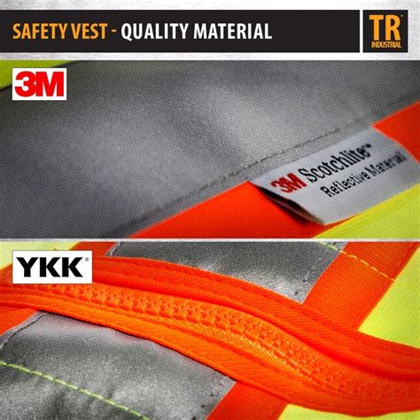Tr Industrial Adult Unisex Yellow Polyester High Visibility Ansi