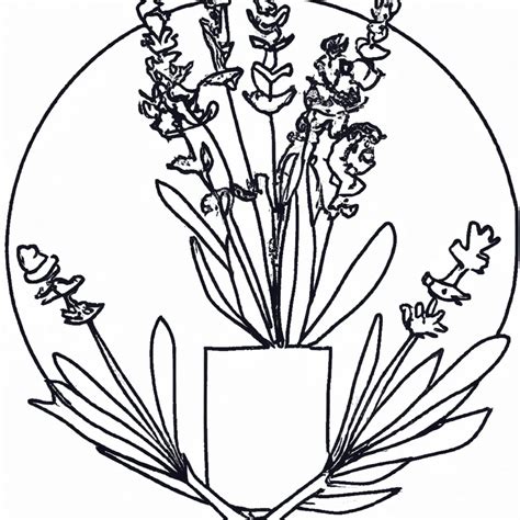 7 Desenhos De Lavanda Para Imprimir E Colorir