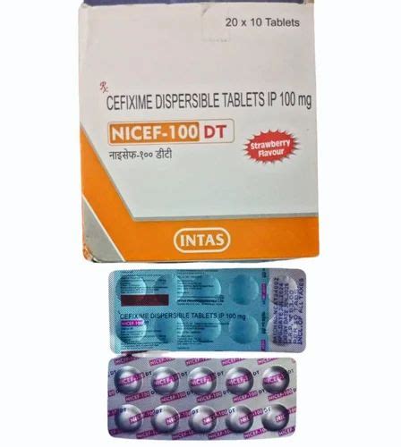 Cefixime Dispersible Tablets 100 Mg At ₹ 83strip Cefixime Tablet In