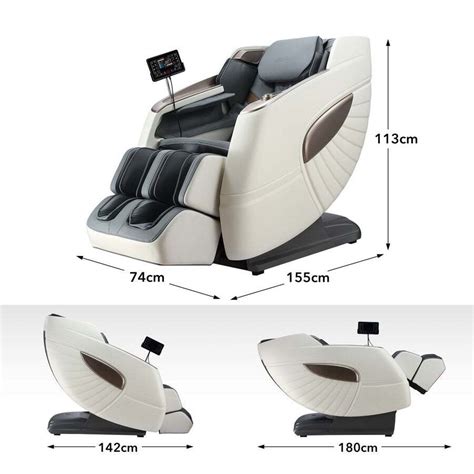 Buy Homasa 4d Massage Chair Electric Recliner Zero Gravity Full Body