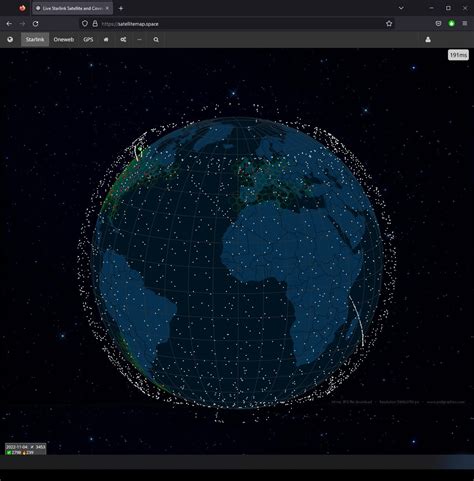 Starlink Satellites Map Geeks D Newz