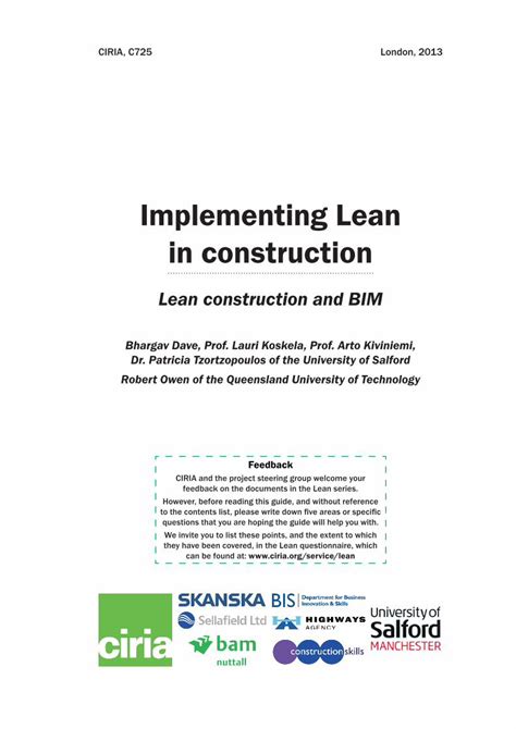 pdf implementing lean in construction qut eprints · · 2015 06 01implementing lean in