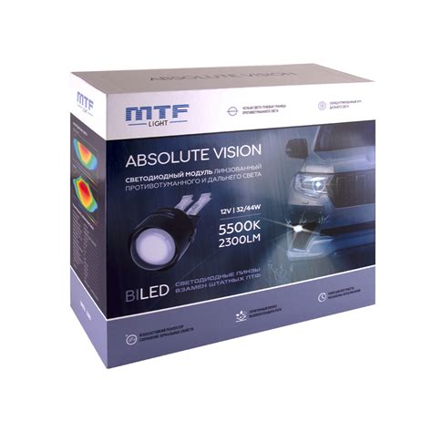 Светодиодные ПТФ линзы MTF Light серия ABSOLUTE VISION - Toyota, Lexus ...